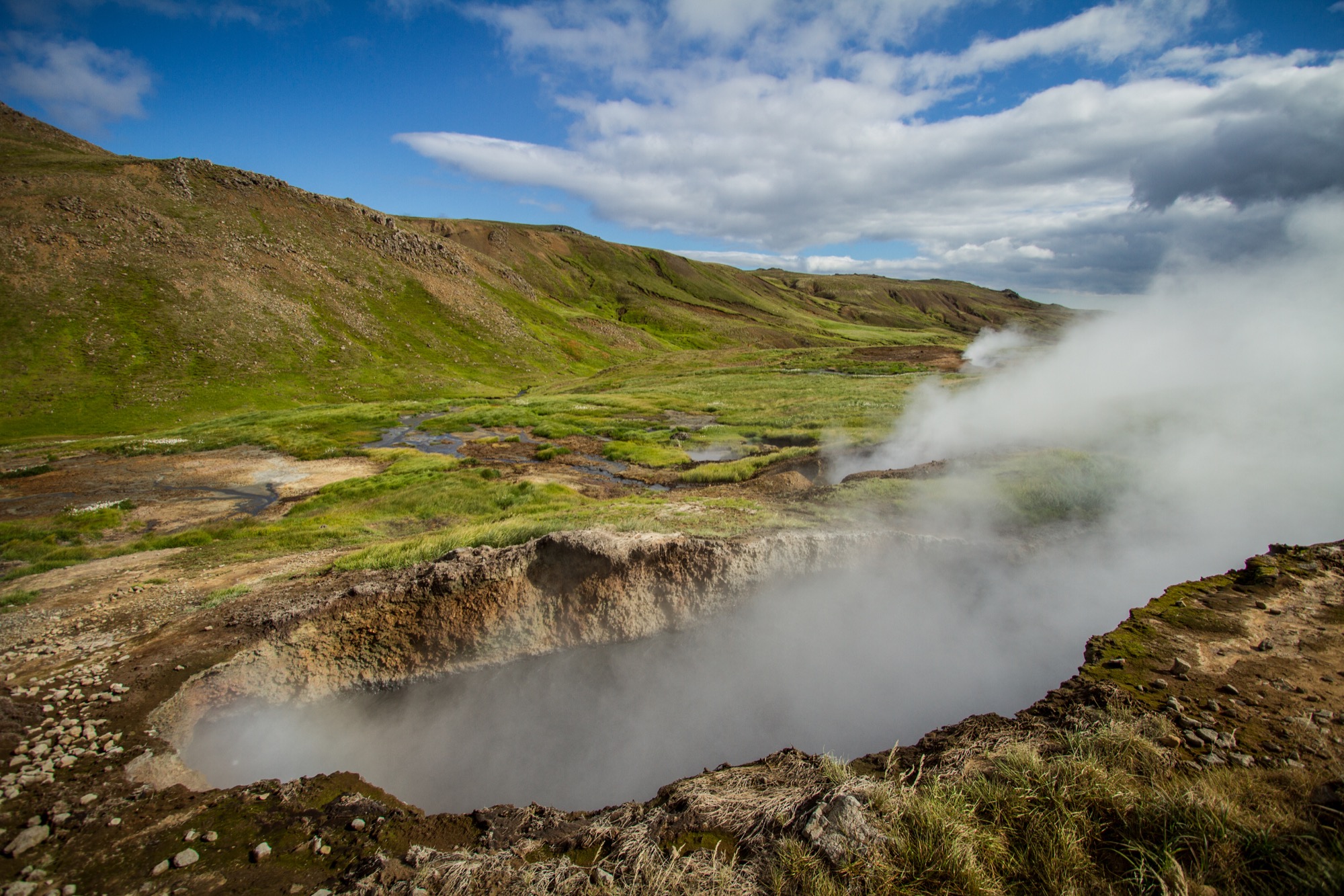 Road trip en Islande - journée entre Geysir, Gullfoss et Kerið